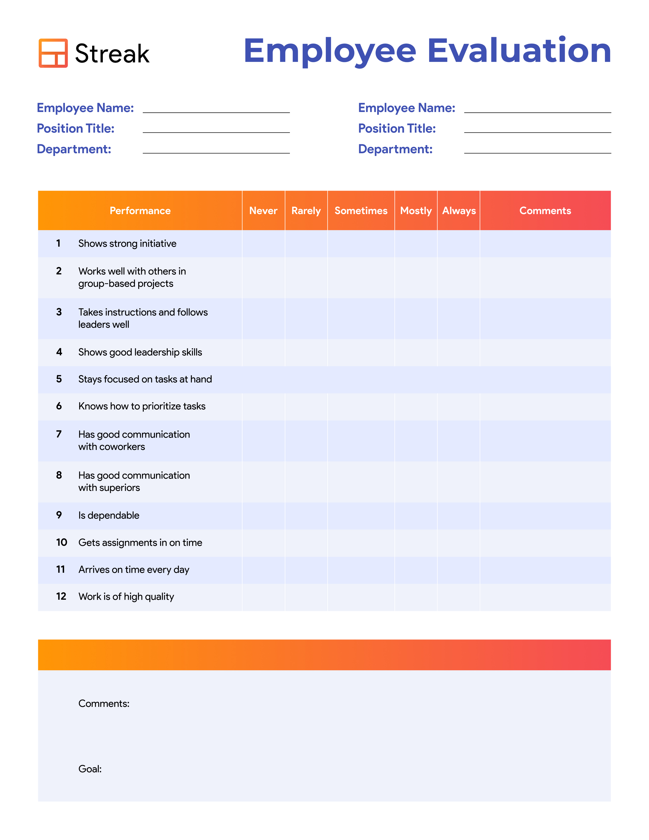 How To Evaluate Employee Performance with 6 Performance Review 